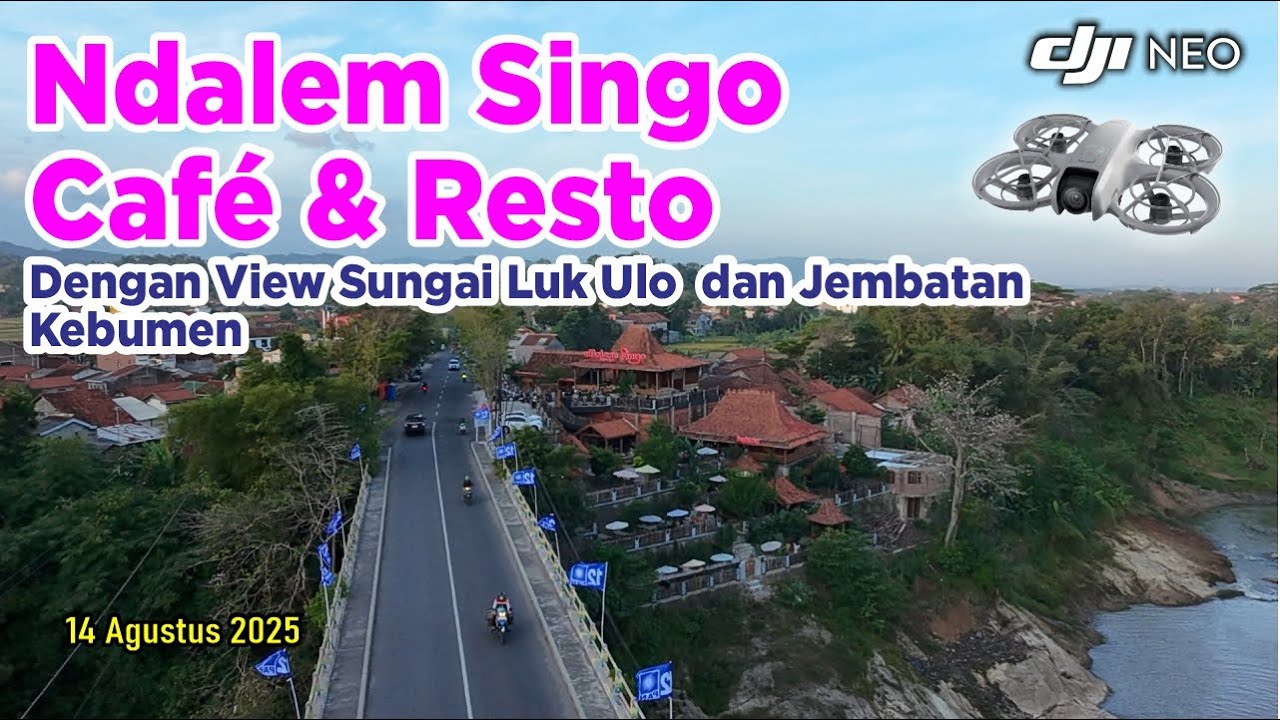 Ndalem Singo Café & Resto Kebumen, Dengan View Sungai Luk Ulo dan ...