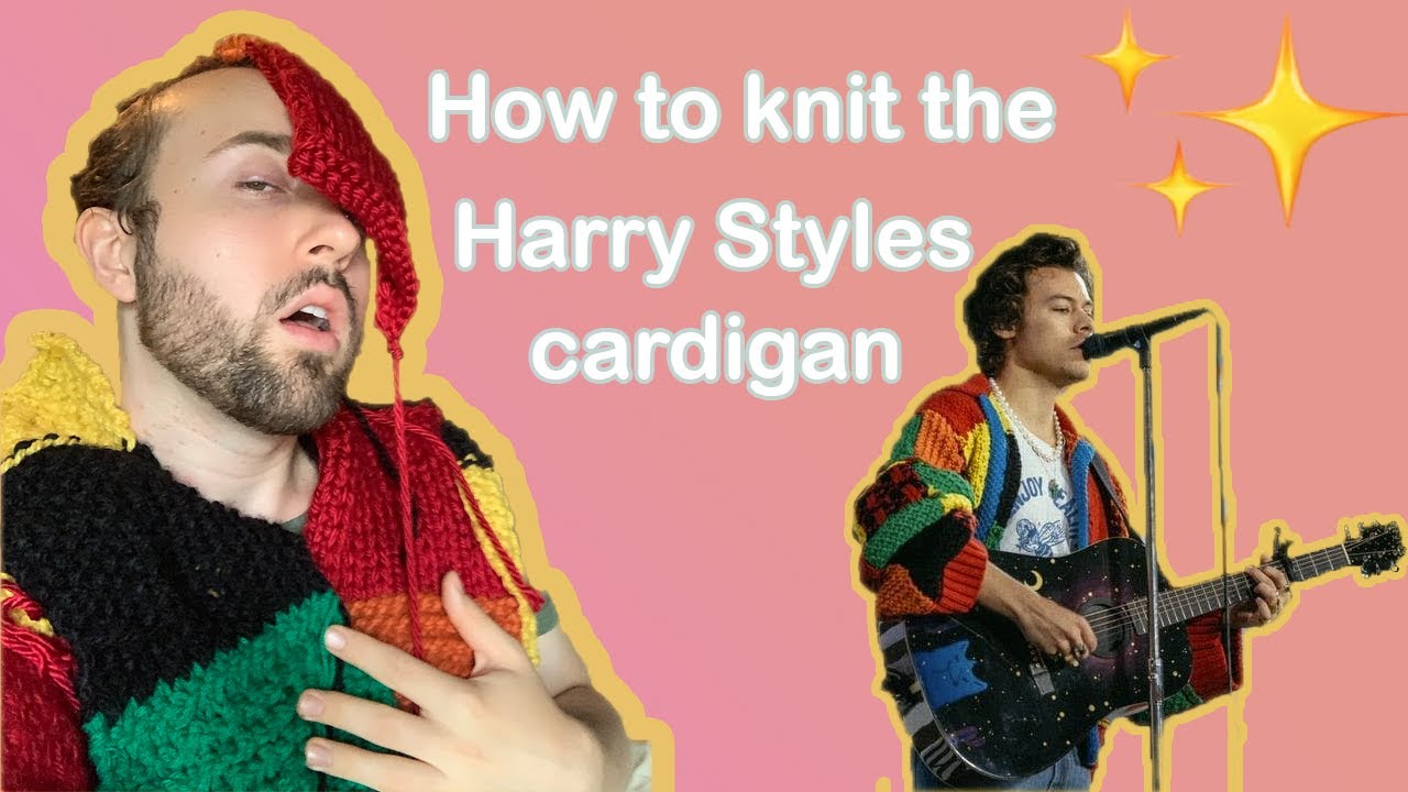 How to knit the Harry Styles JW Anderson Cardigan | Part 1 - YouTube