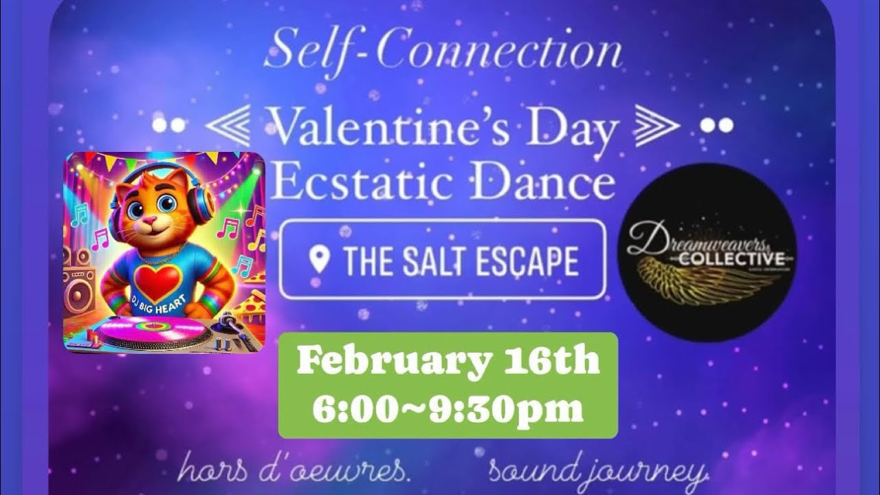 DJ Big Heart ecstatic dance DJ cam live set @ Salt Cave Arlington ...