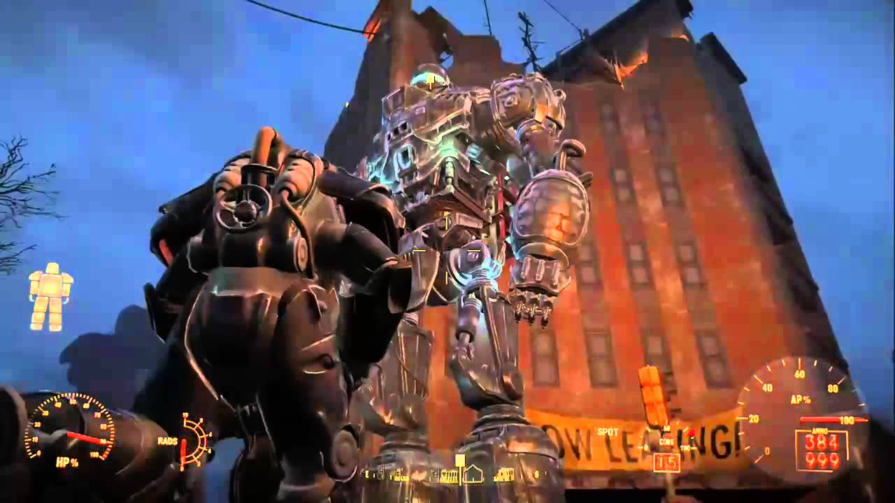 Fallout 4 They brought Transformers ,no fair - YouTube