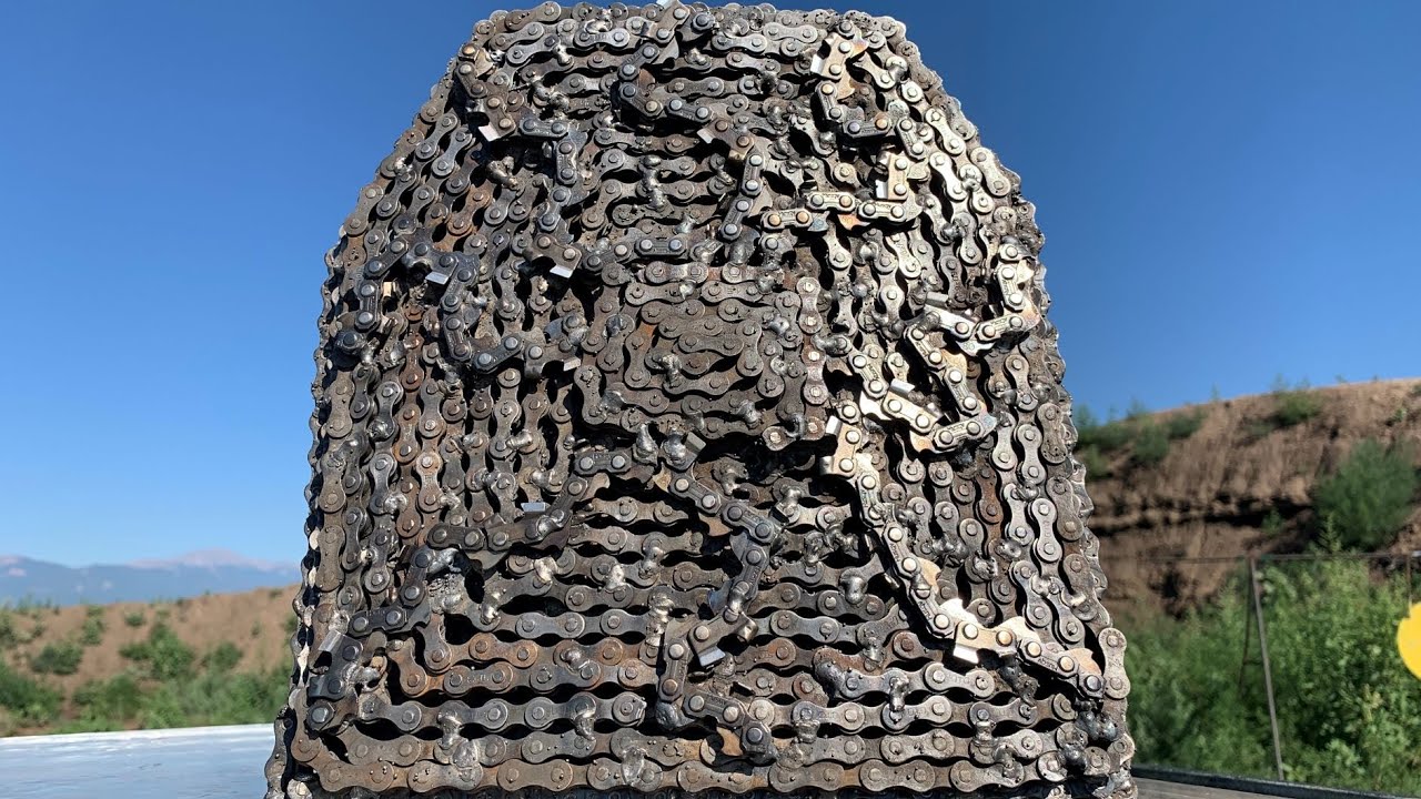 Bike Chain Body Armor. Will It Stop A Bullet? - YouTube