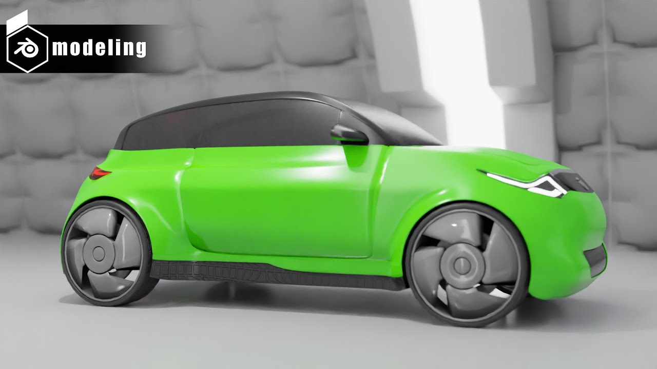 blender 3.0 electric car modeling tutorial - YouTube