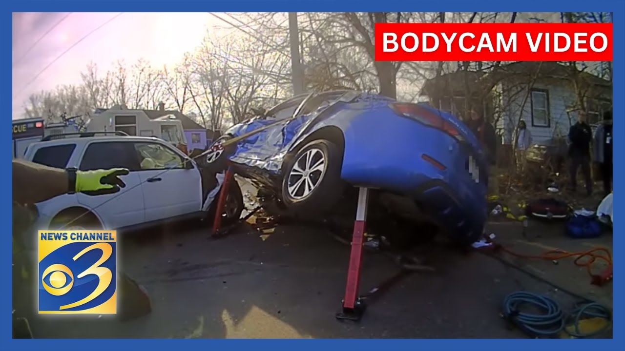 BODYCAM: Michigan officers use ‘jaws of life,’ jacks to rescue crash ...