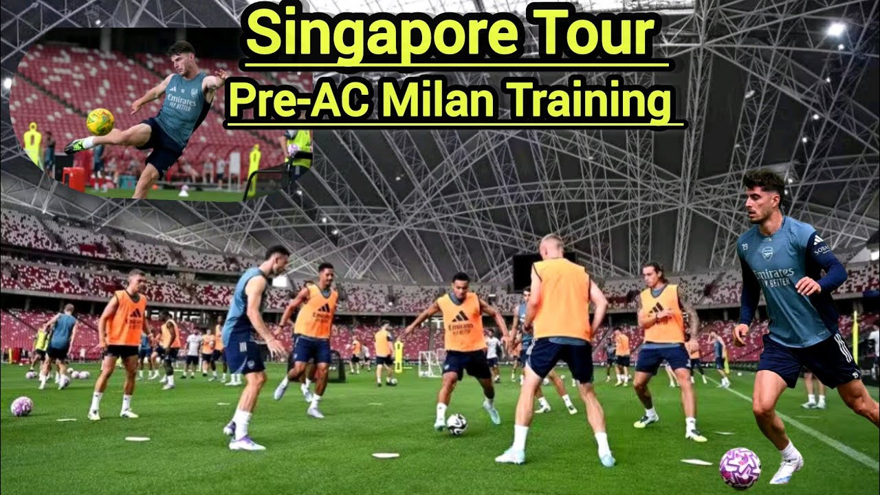 INSIDE TRAINING| Final training to face AC Milan in Singapore - YouTube