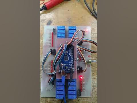 Arduino dance fountain relay control 32 port 16 programs - YouTube