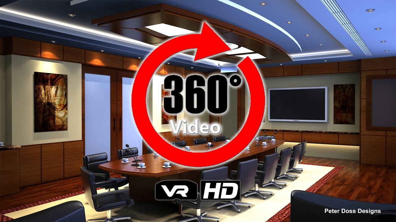 Conference Room Design Rendering "360° Virtual Reality HD Video" Peter ...