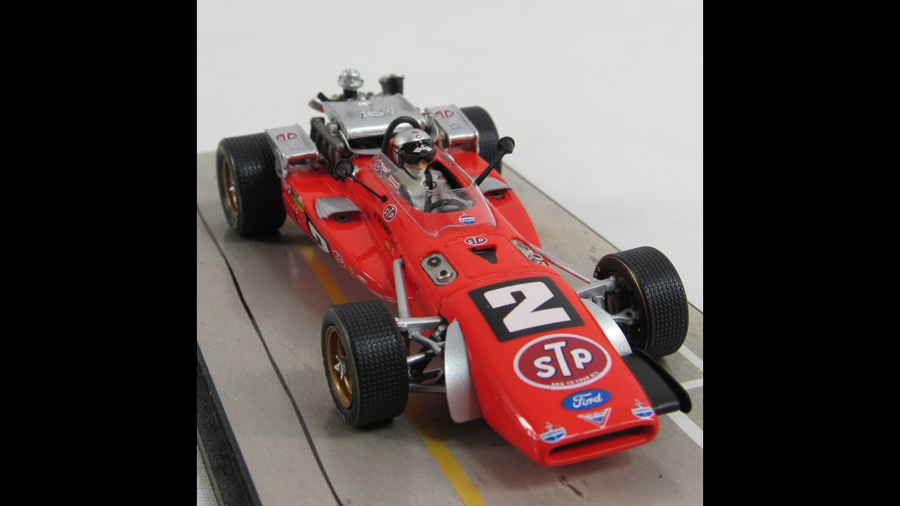 Mario Andretti #2 STP Brawner Hawk Ford 1969 Indy 500 Winner Spark ...
