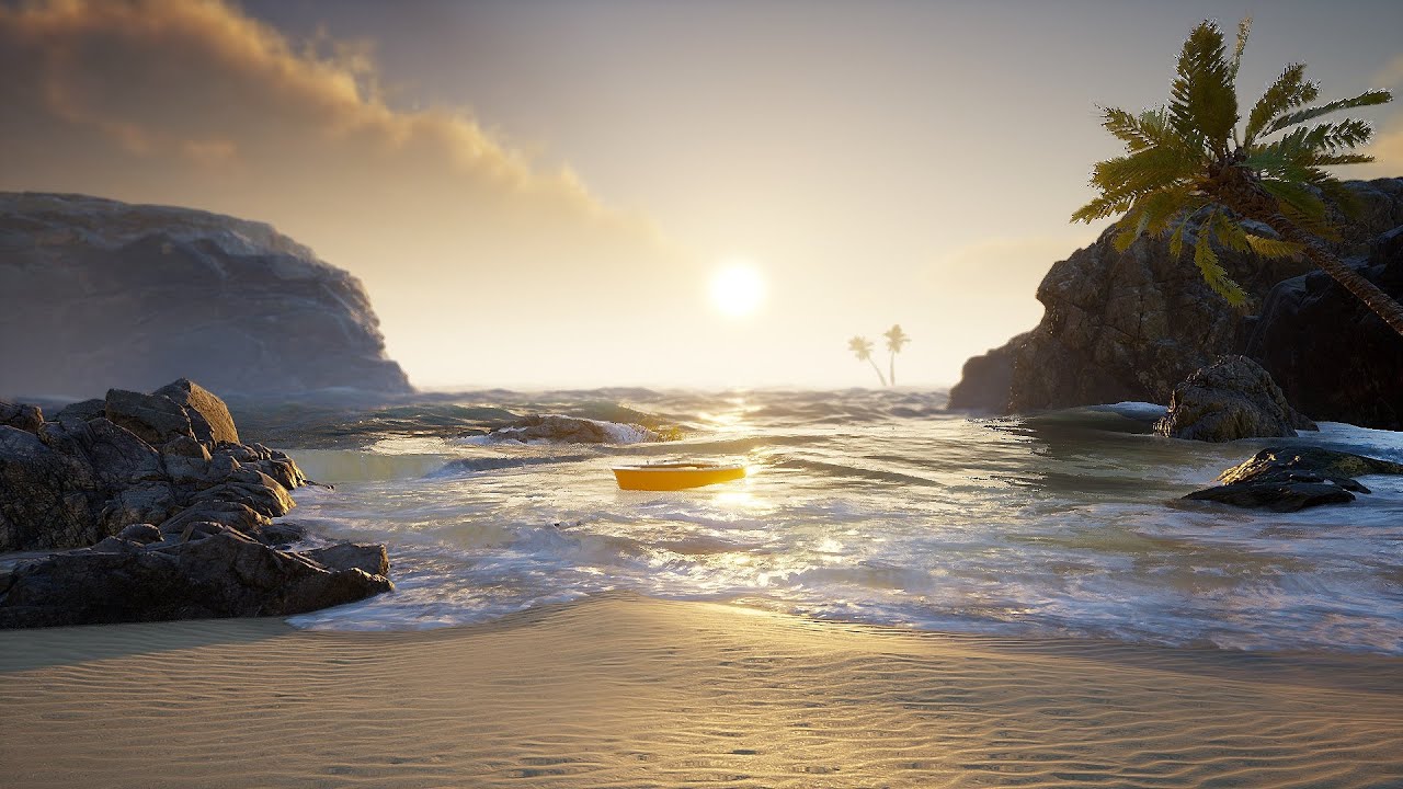 Hiệu ứng mô phỏng vật lý của nước trên UE4 - GTA 6 liệu có hơn thế này ...