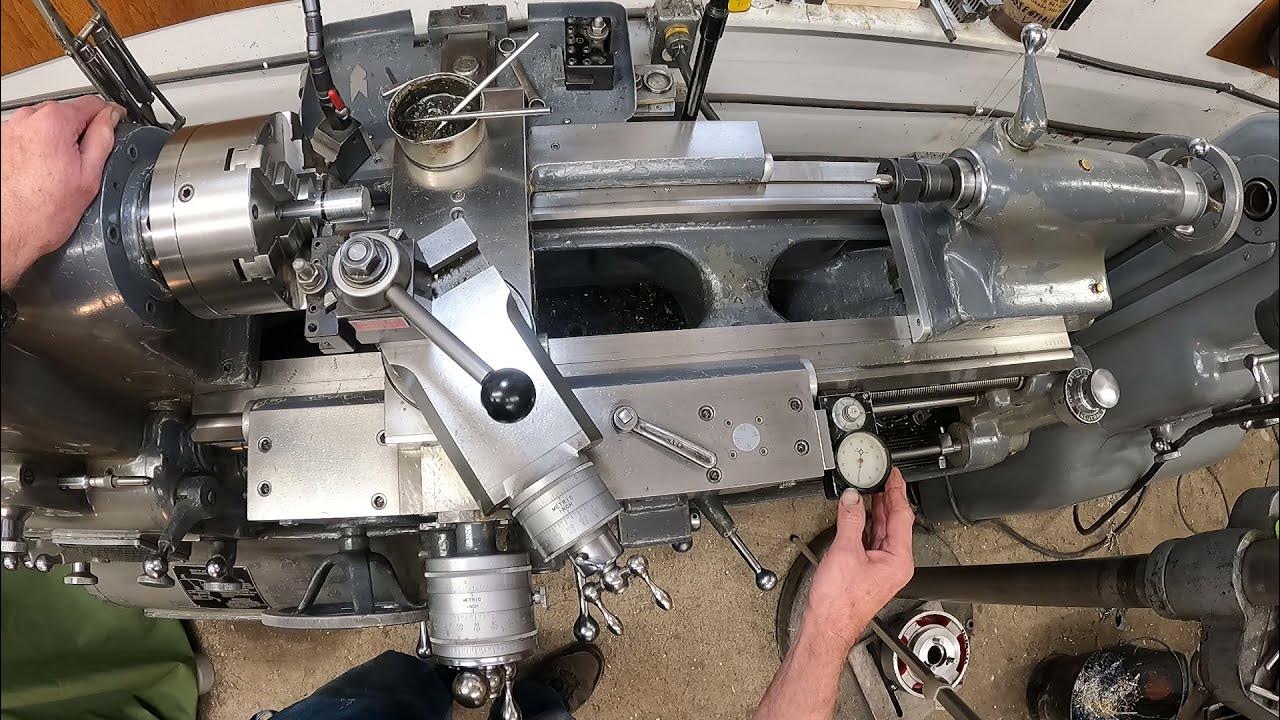 Monarch Inch/Metric10ee Lathe Metric Threading Part2 - YouTube