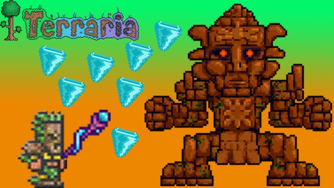 Tempest Staff vs. Golem (Terraria Gameplay PS4) - YouTube