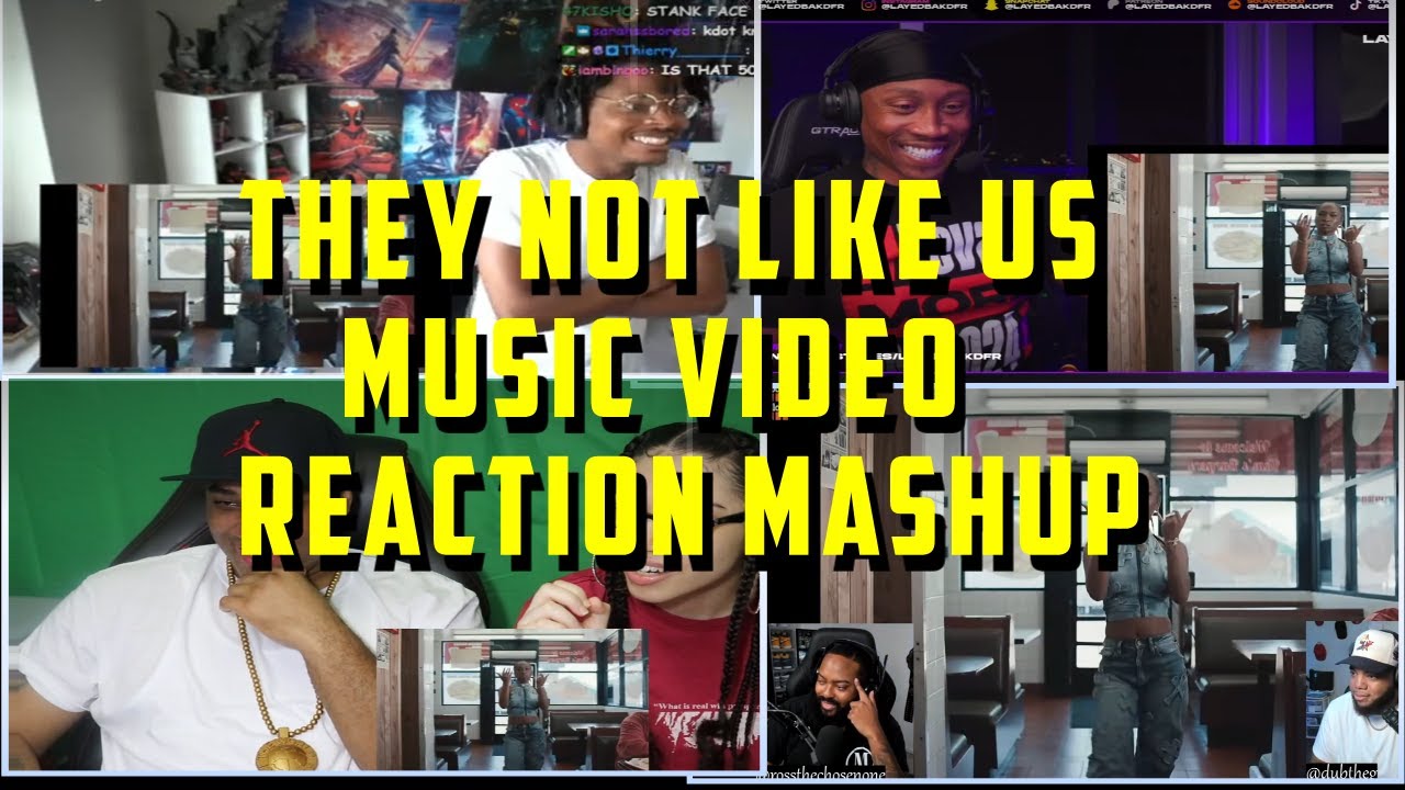 REACTORS GOING INSANE | KENDRICK LAMAR - NOT LIKE US MUSIC VIDEO ...