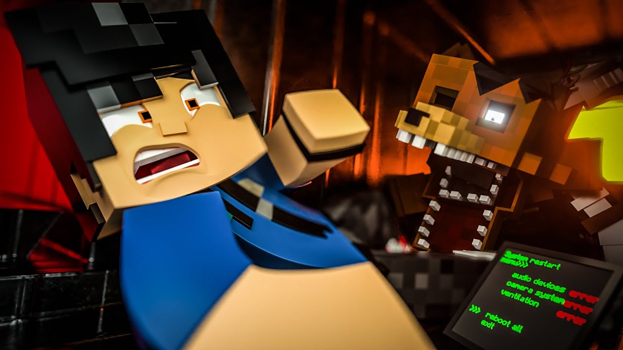 Minecraft: Five Nights at Freddy's 2 - A APARIÇÃO DO PHANTOM FOXY! #03 ...