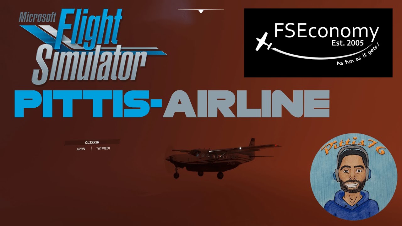 Flight Simulator 20//FSEconomy//Apre la Pittis-AirLine//Logitech ...