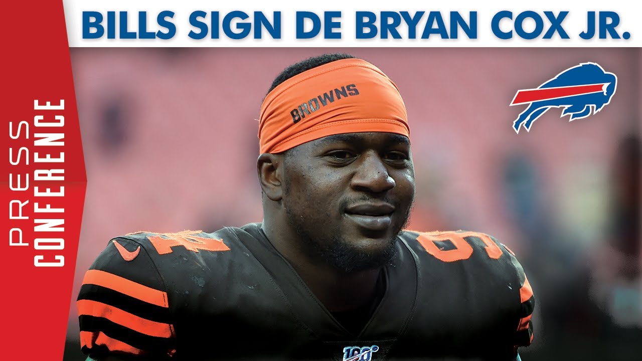 Bills New DE Bryan Cox Jr. Introductory Press Conference - YouTube