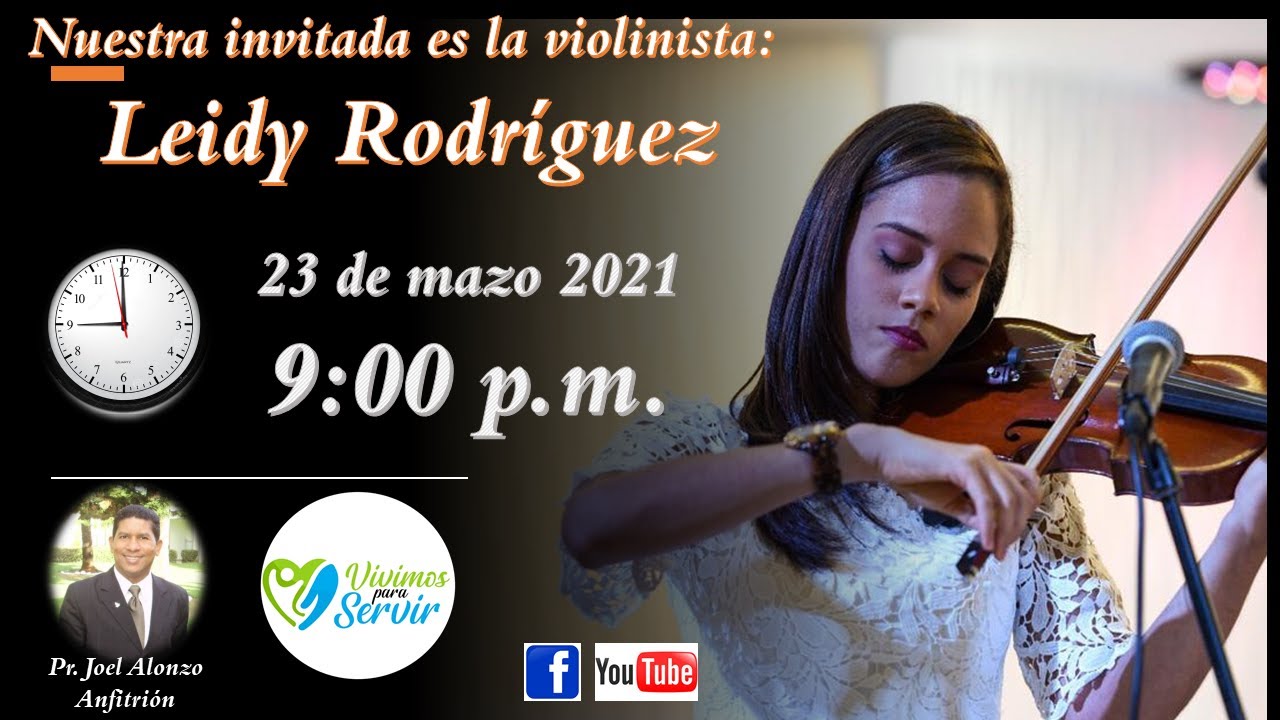 Hoy con la violinista Leidy Rodríguez - YouTube