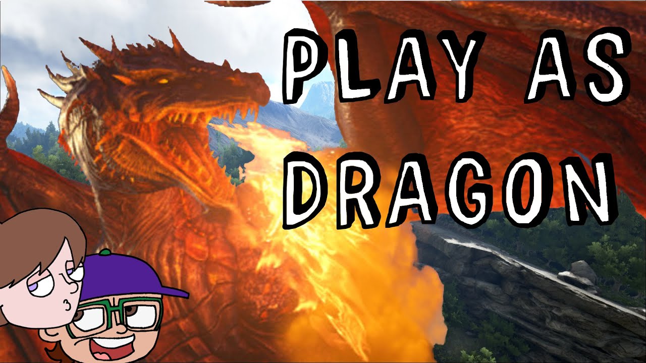 Ark Dragon Mod Gameplay | Ark Survival Evolved Play as Dino Mod | CDPOG ...