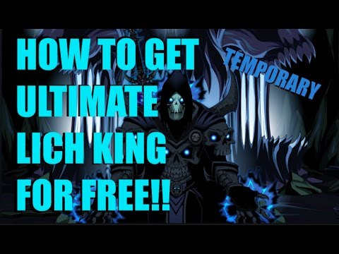 AQW - ULTIMATE LICH KING FOR FREE TEMPORARY ITEM ARMOR!!!! - YouTube