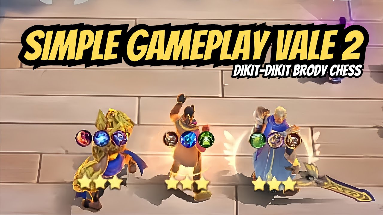 Perlahan namun pasti 🔥 Gameplay Vale skill 2 manual cari hero legend B3 ...