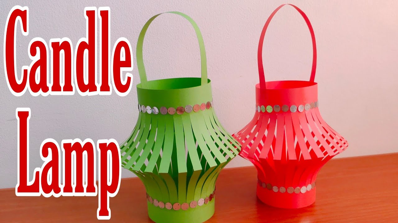 Paper Candle Lamp - YouTube