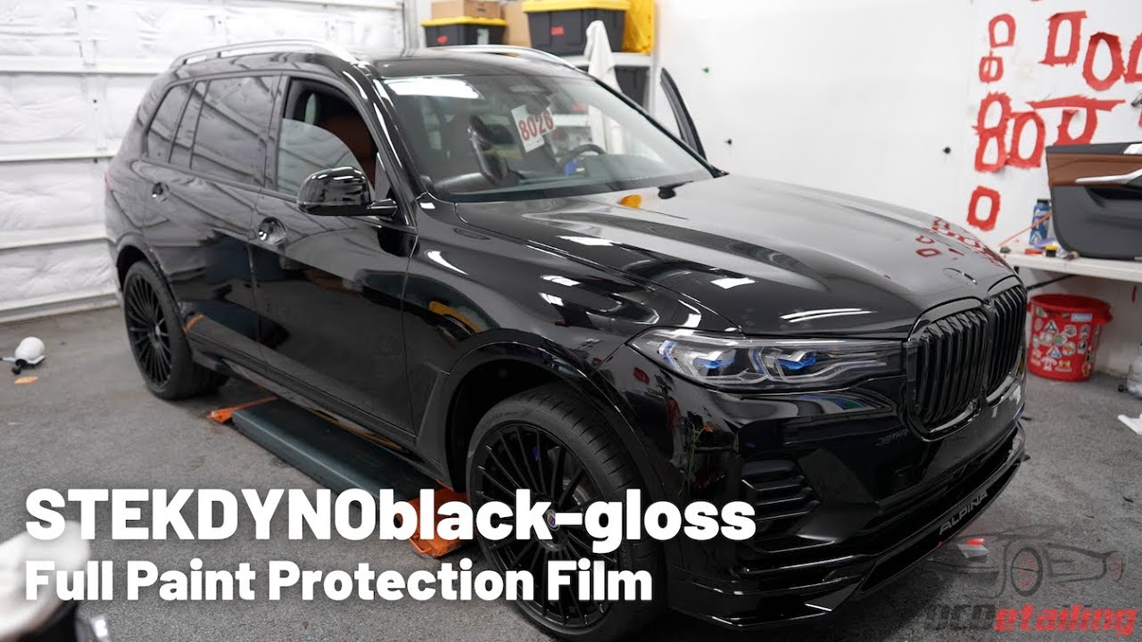 STEK DYNOblack-gloss Full Wrap - 2022 BMW X7 - YouTube