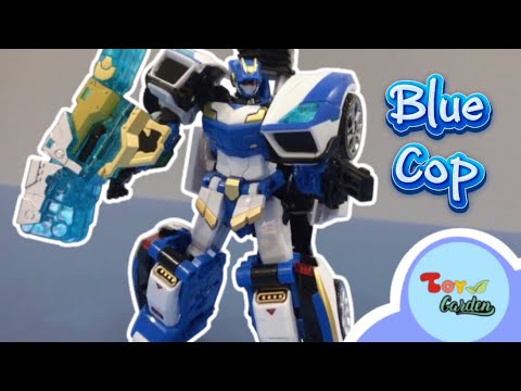 Review Robot xe cảnh sát giá rẻ BlueCop - Metal Cardbot - YouTube