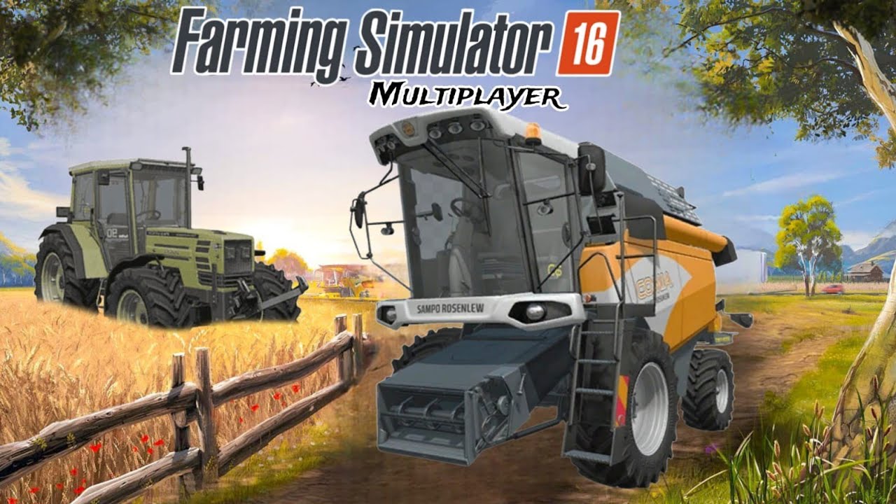 Fs 16 Multiplayer Gameplay Harvest Wheats ! Farming Simulator 16 | Fs ...