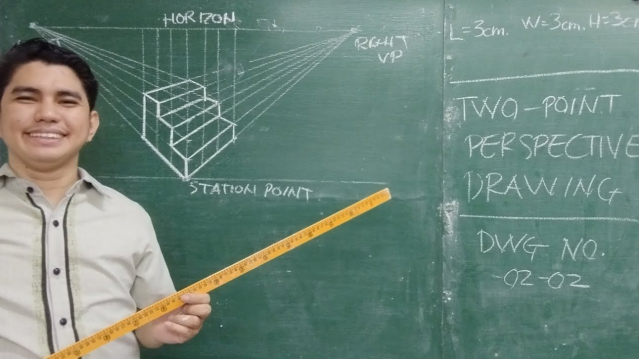 Two-Point Perspective Drawing Activity (Grade 8 Technical Drawing ...