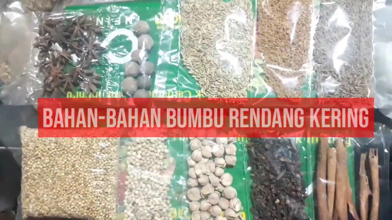BUMBU RENDANG kering bahan bahannya adalah??#bumburahasia#takanakanaaja ...
