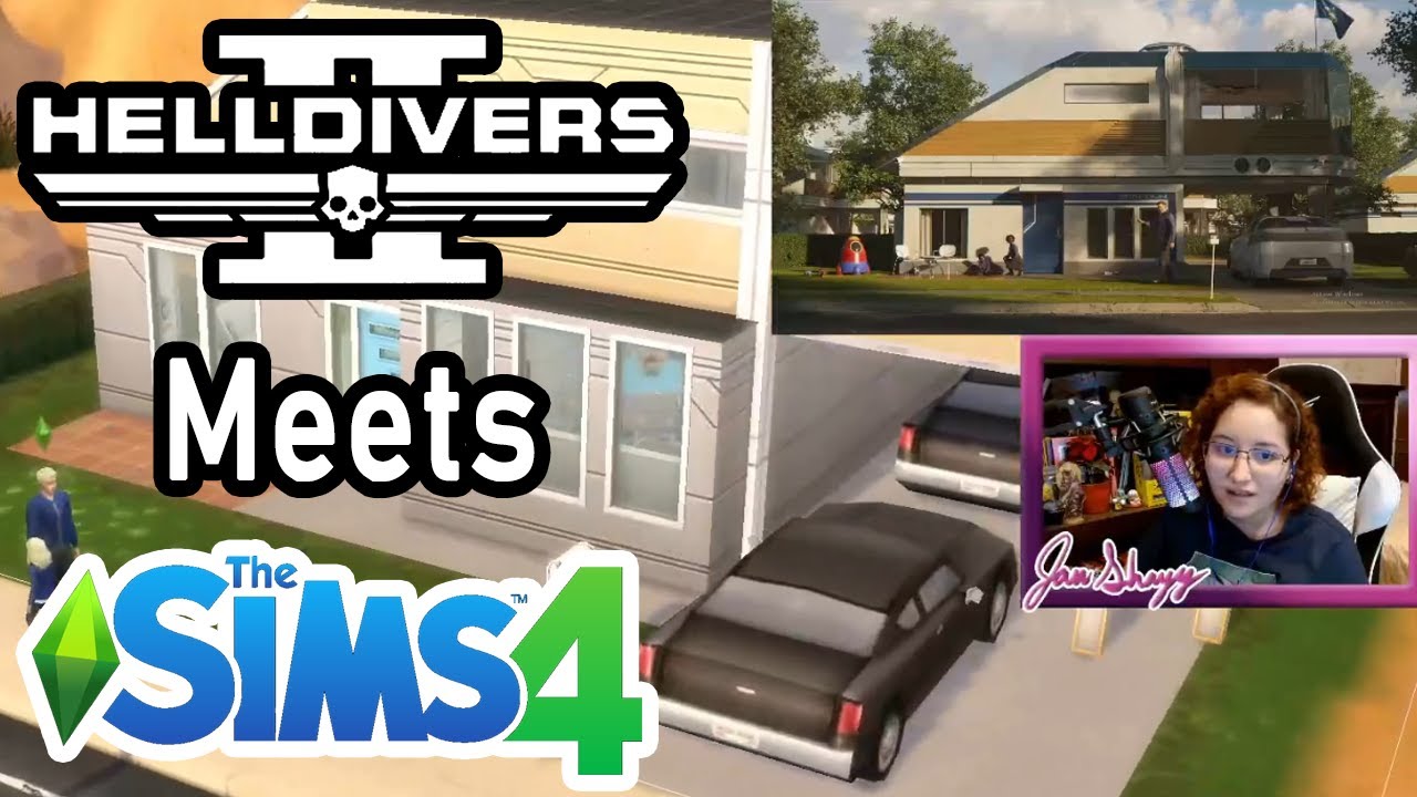 [The Sims 4] Helldivers II meets The Sims 4 in this build! [JanShayy ...