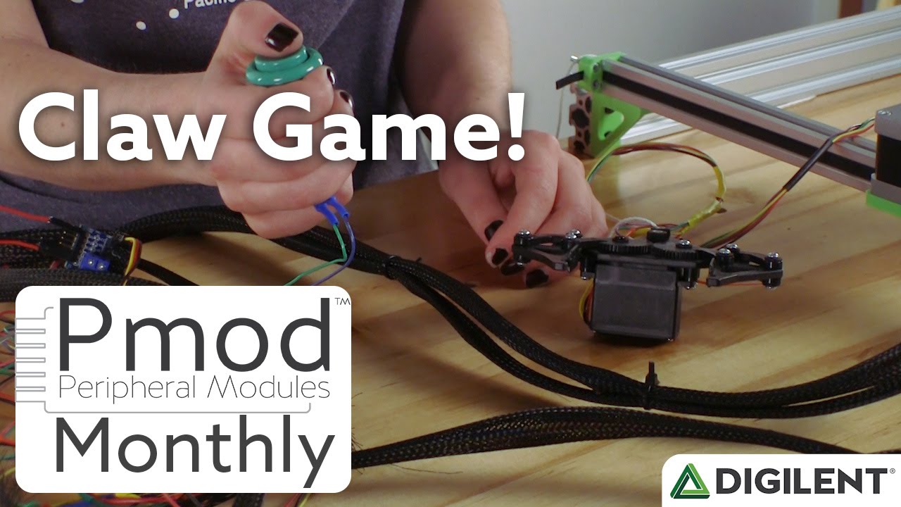 Pmod Monthly - June 2016 - DIY Claw Machine with Pmod JSTK and the ...