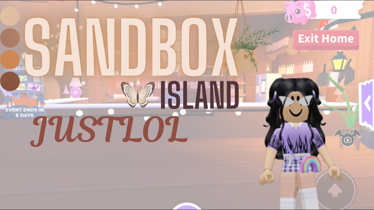 SANDBOX ISLAND HOUSE TOUR || JUSTLOL - YouTube