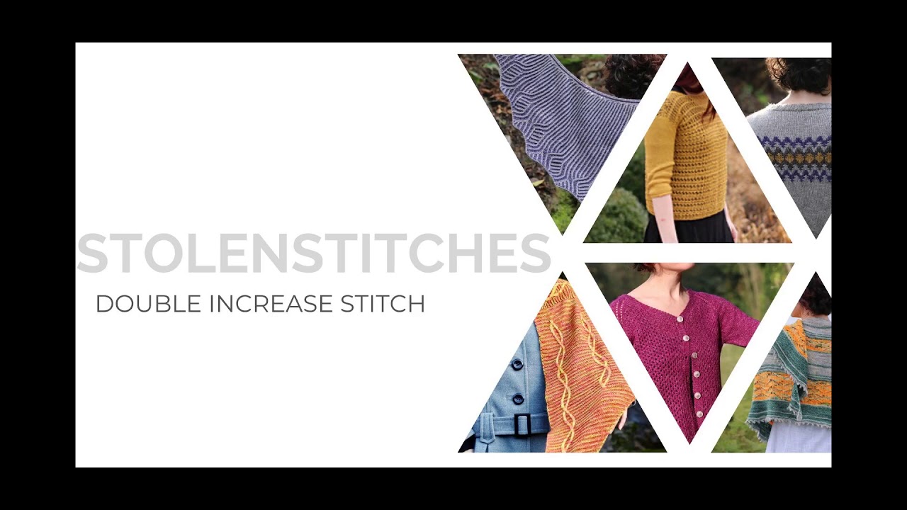 How to Work a Double Increase | Knitting Tutorial by Carol Feller - YouTube