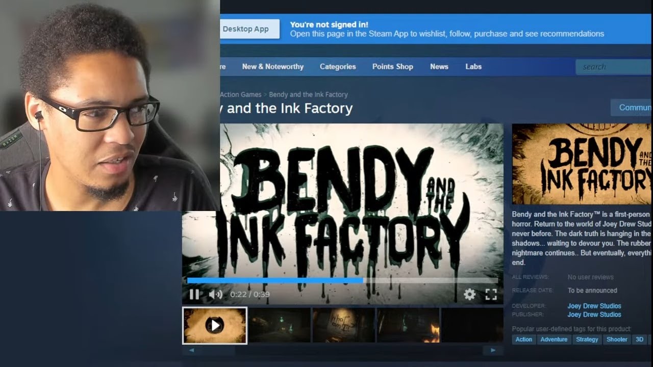 BENDY AND THE INK FACTORY GAMEPLAY SCREENSHOTS!? - YouTube