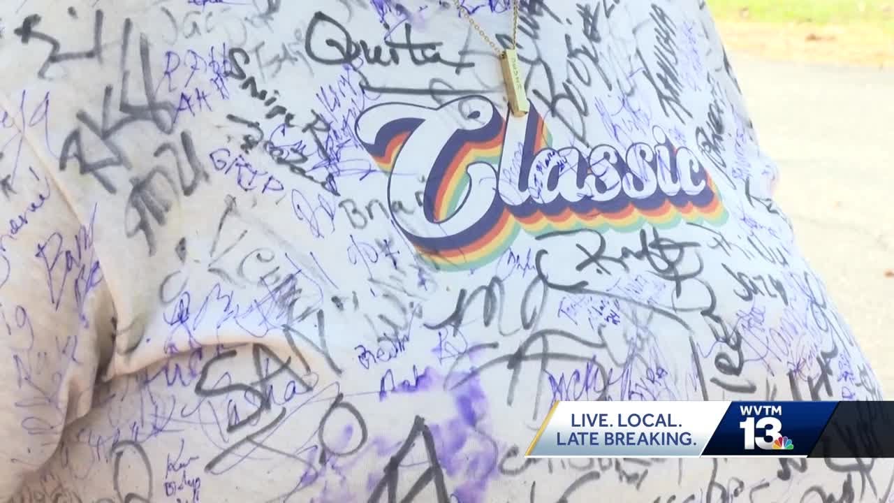 Woman starts Magic City Classic Tradition with T-Shirt - YouTube