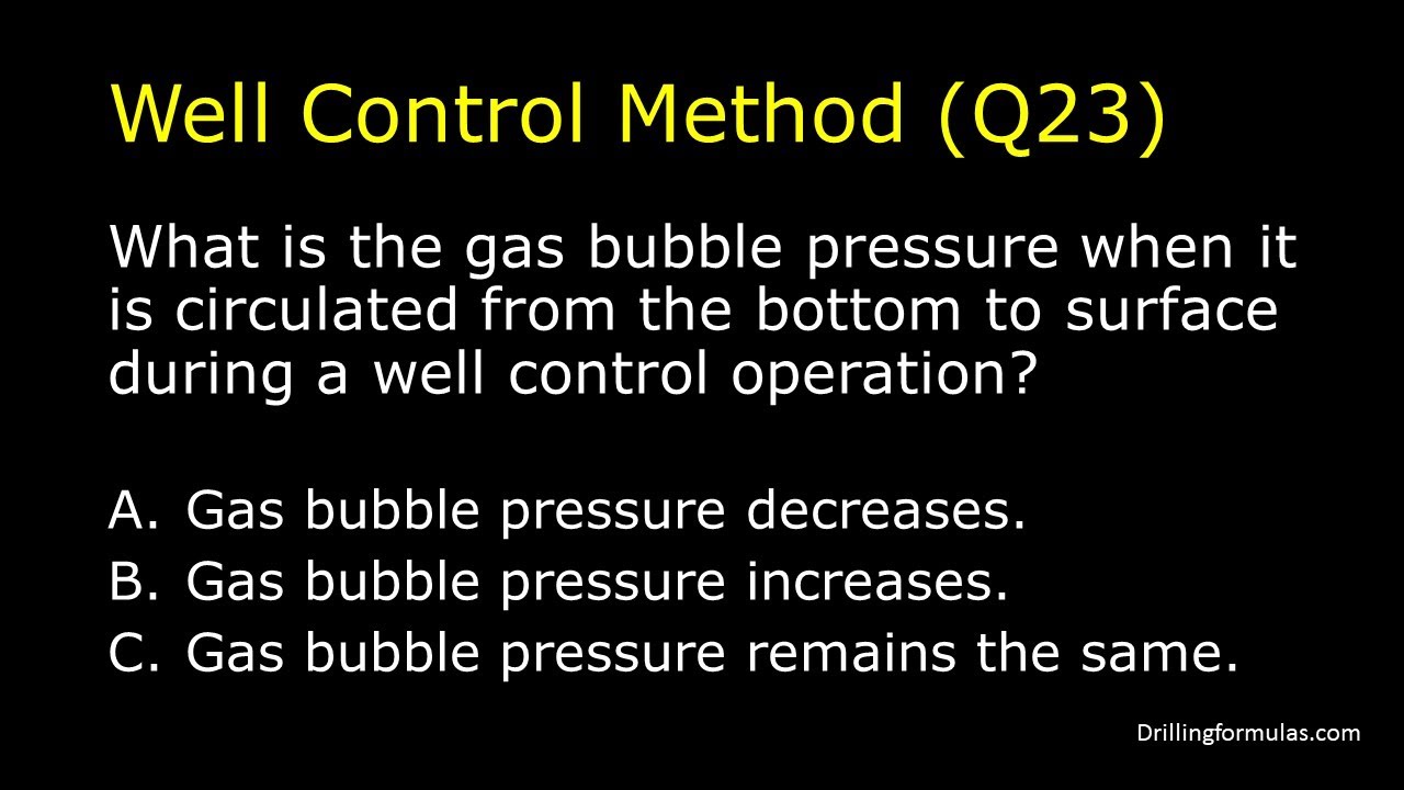 Well Control Method (Q23) - YouTube