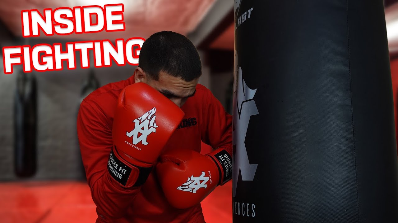 Practice Inside Fighting On The Heavy Bag - YouTube