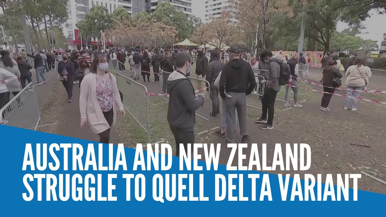 Australia and New Zealand struggle to quell Delta variant - YouTube