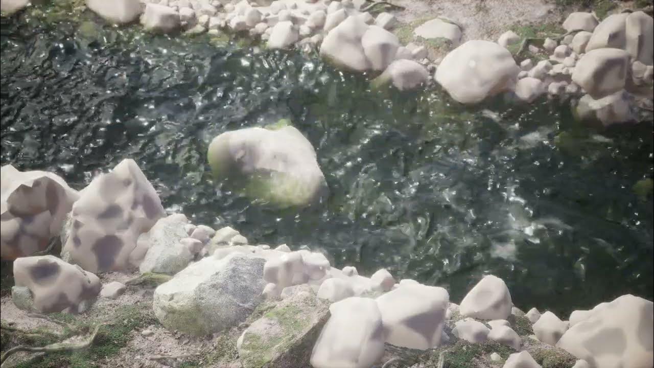 Water Simulation - Niagara - Unreal Engine 5 - YouTube