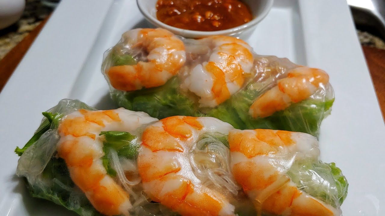 Step by Step on How to Make Vietnamese Fresh Spring Rolls, Including ...