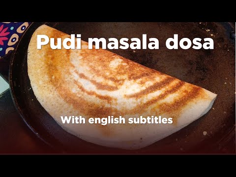 How to make Pudi masala dosa| पुदी मसाला डोसा| Easy recipe | with ...
