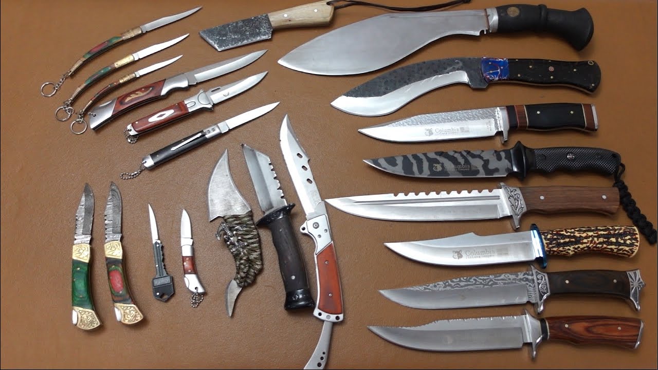 مجموعة سكاكين ومطاوي باكستاني صناعه يدويه | Handmade Pakistani knives ...