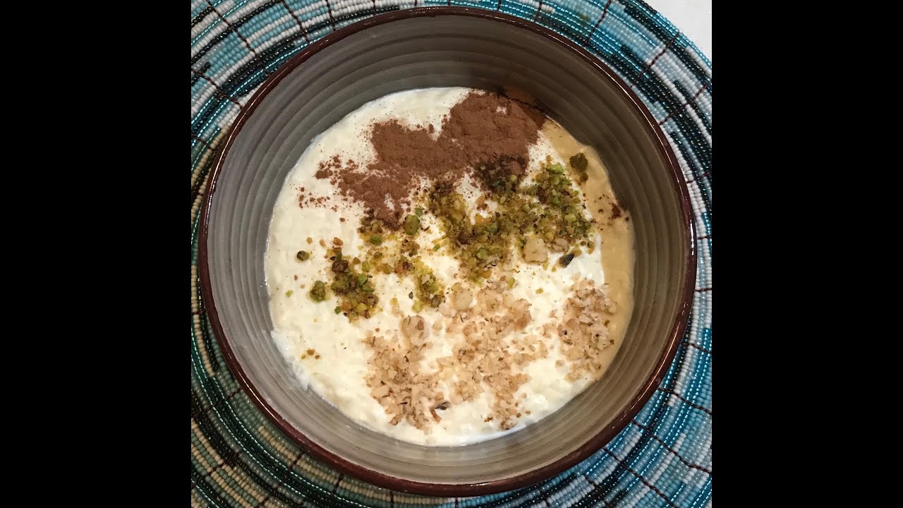 Rice Pudding/Milchreis/Sher Berinj/شیر برنج افغانستانی Recipe and ...
