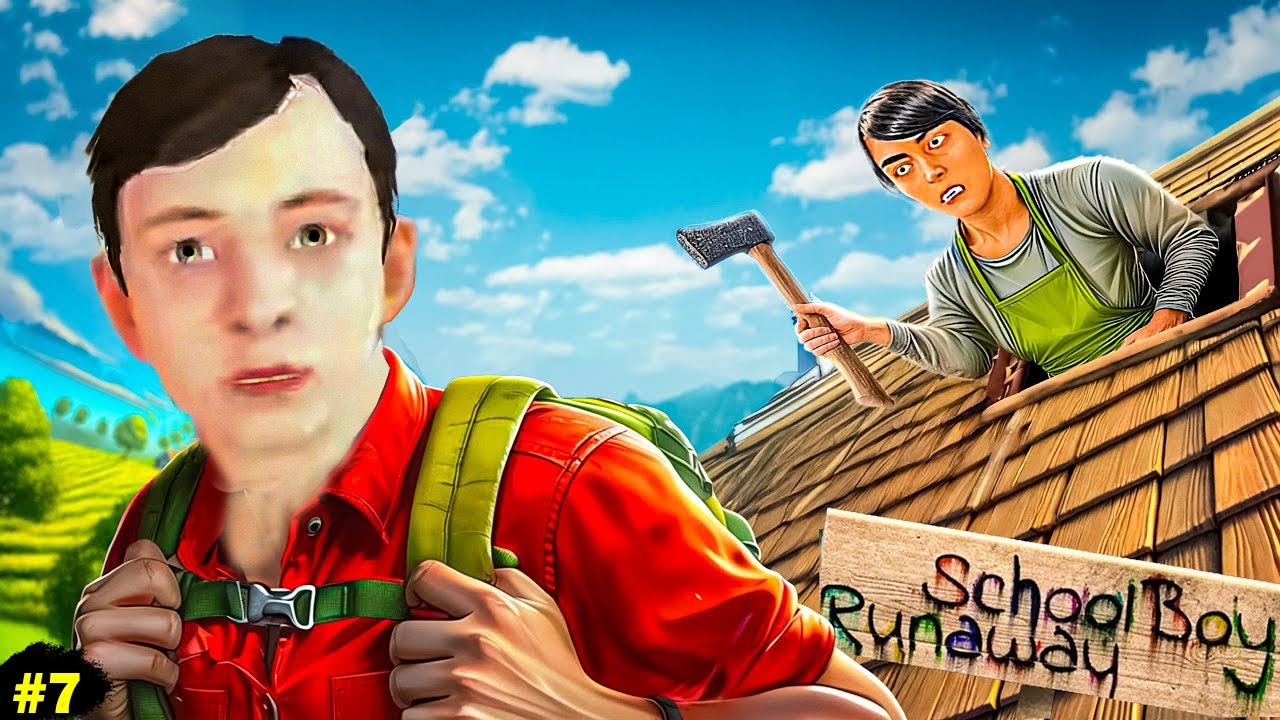 FINALLY I ESCAPED MY PARENT'S HOUSE | SCHOOLBOY RUNAWAY GAMEPLAY #7 ...
