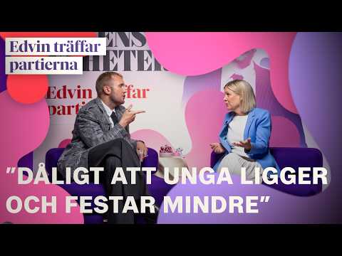 Edvin Törnblom träffar Magdalena Andersson (S)