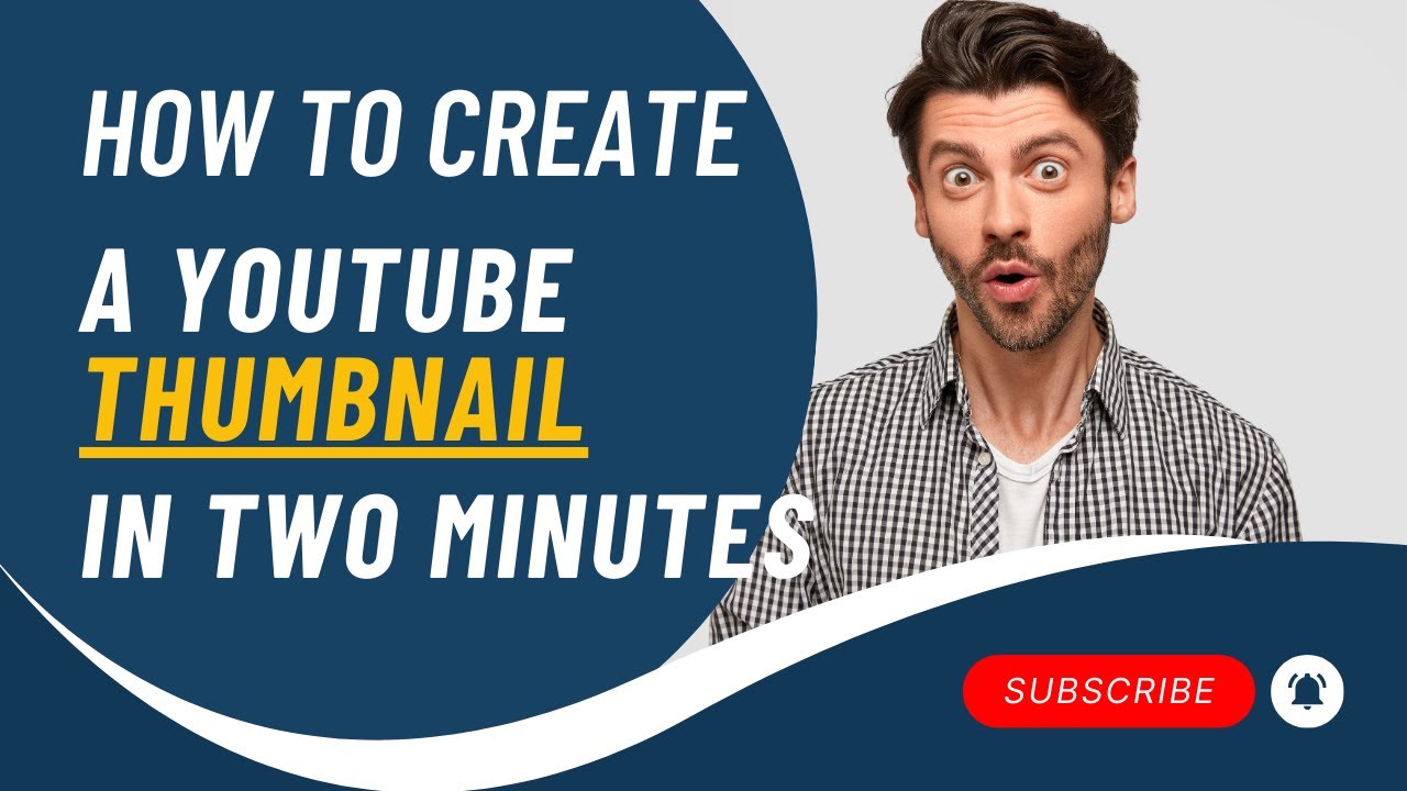How to create a basic YouTube thumbnail in CANVA 2024 - YouTube