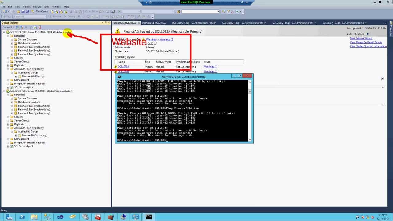 [Arabic] SQL Server 2012 - Class 15 Always-On Availability Groups - تعليم بللغة العربية - YouTube