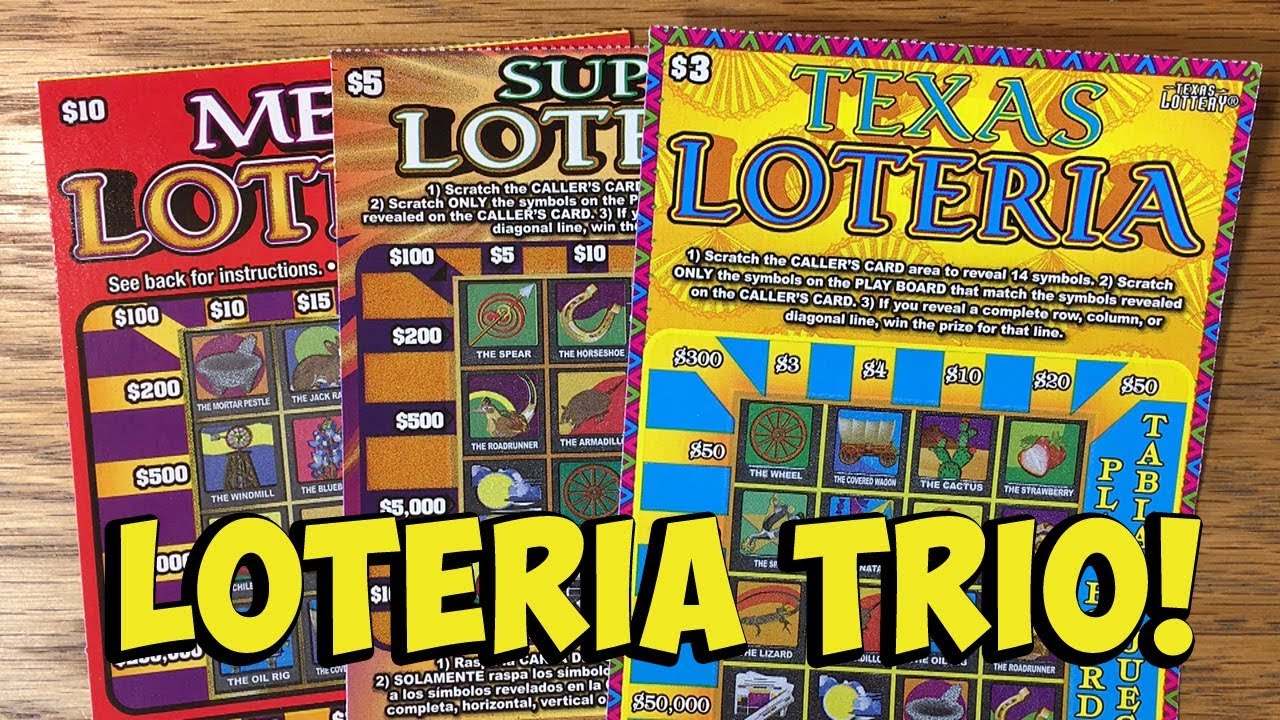 LOTERIA TRIO! $10 Mega + $5 Super + $3 Texas Loteria TEXAS LOTTERY ...