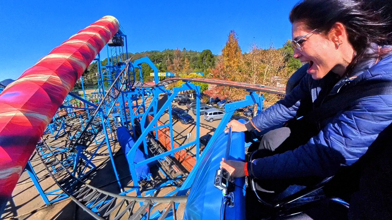 Hector Roller Coaster at Alpen Park, Brazil | Full Ride POV - YouTube