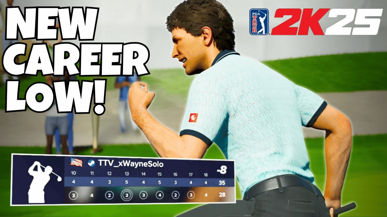 PGA Tour 2K25 | New Career Low! | Master Difficulty - YouTube