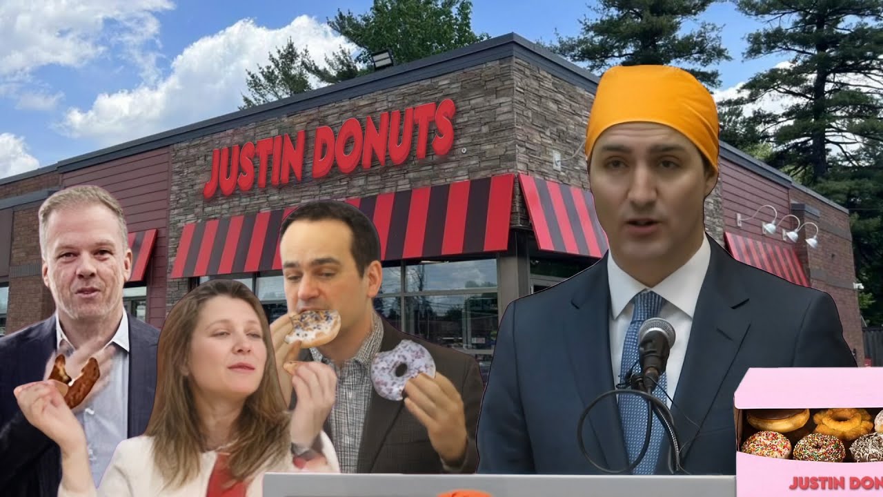 Justin Trudeau's new donut store, Justin Donuts - YouTube